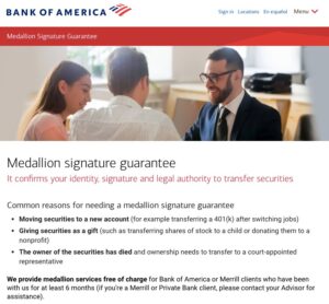 メダリオン署名保証 (Medallion Signature Guarantee) で20年越し旧姓変更をバンカメにて解決 - ボストン生活